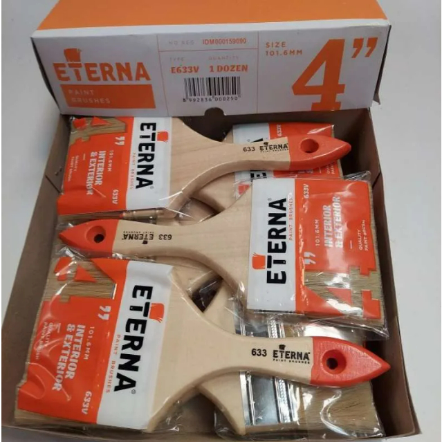 Jual Kuas Cat Eterna 633 4 Inch | Kuas Eterna 633 | Kuas Cat Tembok ...