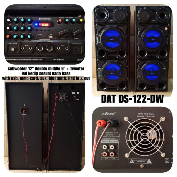 Jual SPEAKER AKTIF DAT DW 122 / DW122 ORIGINAL DAT | Shopee Indonesia
