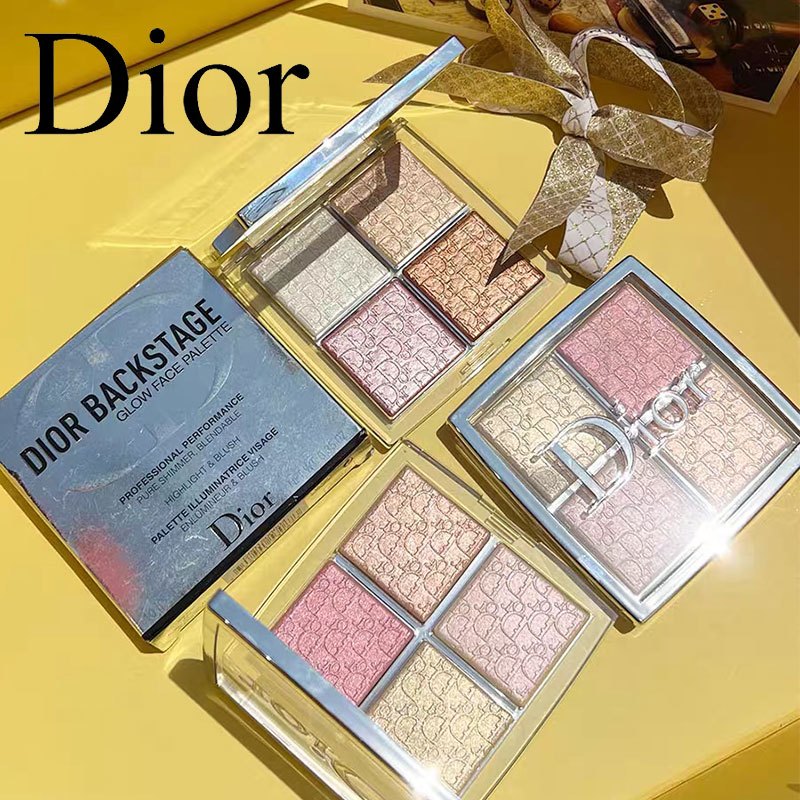 Jual Dior Backstage Glow Face Palette 10g/ Dior Highlight Blush/ Eyeshadow - Multi-use Shimmer ...