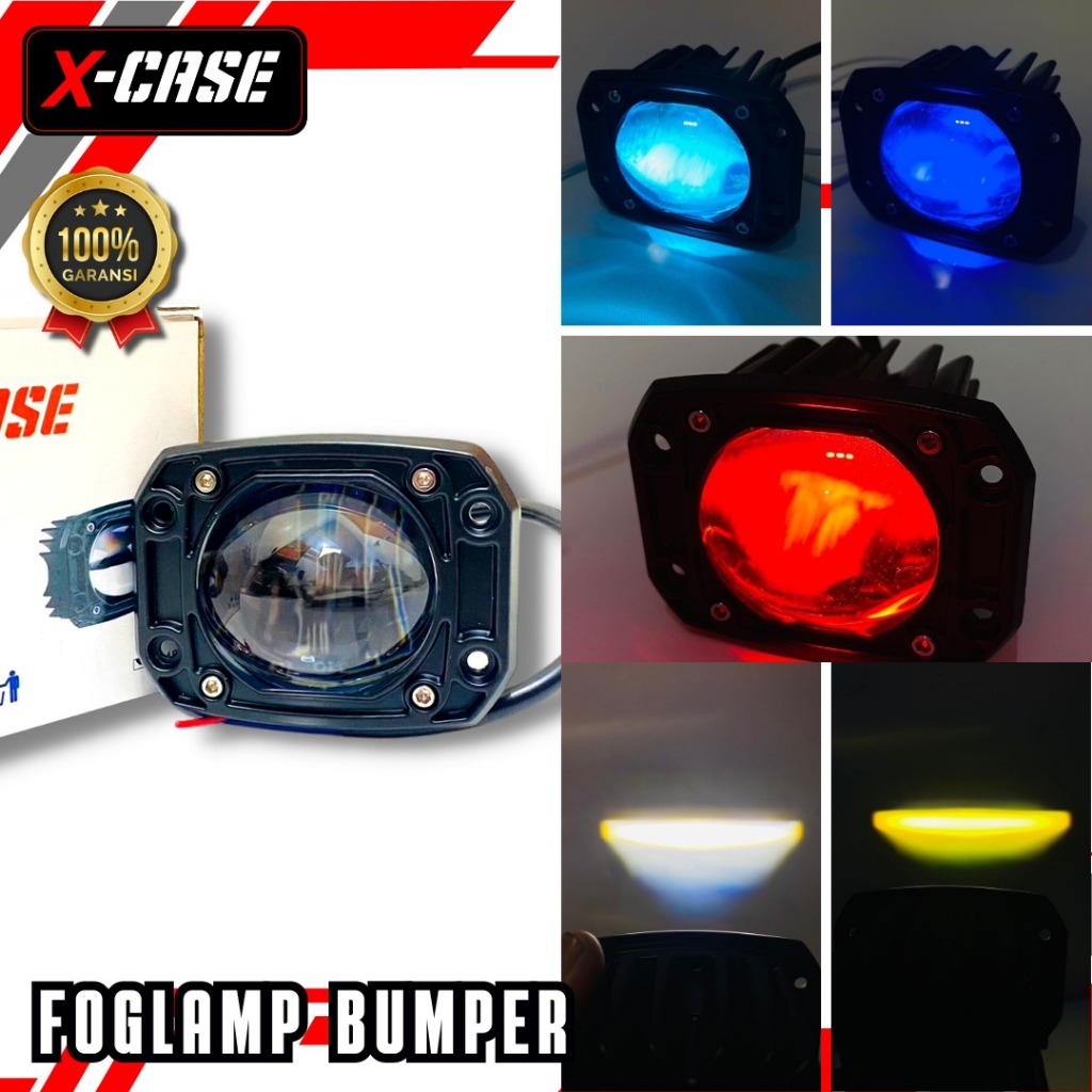 Jual X-Case Lampu Tembak Sorot Led Bumper Foglamp Bumper Foglamp 3 Inch ...