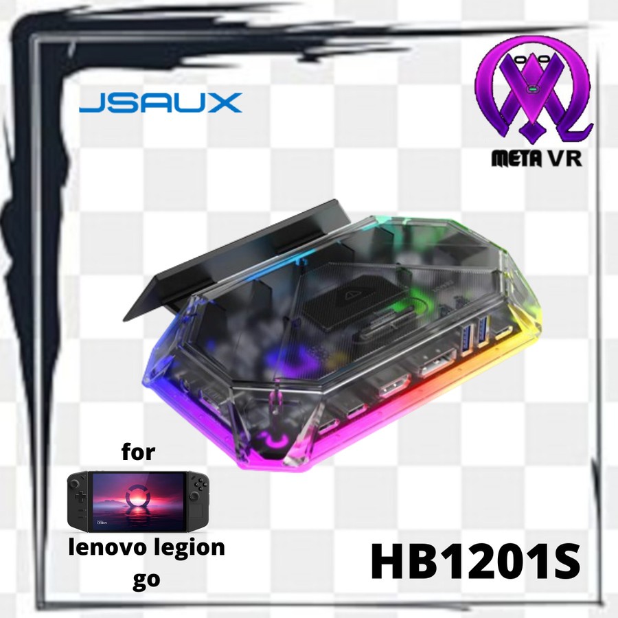 Jual JSAUX RGB Upgrade Docking Station 12 in 1 HB1201S for Legion Go ...