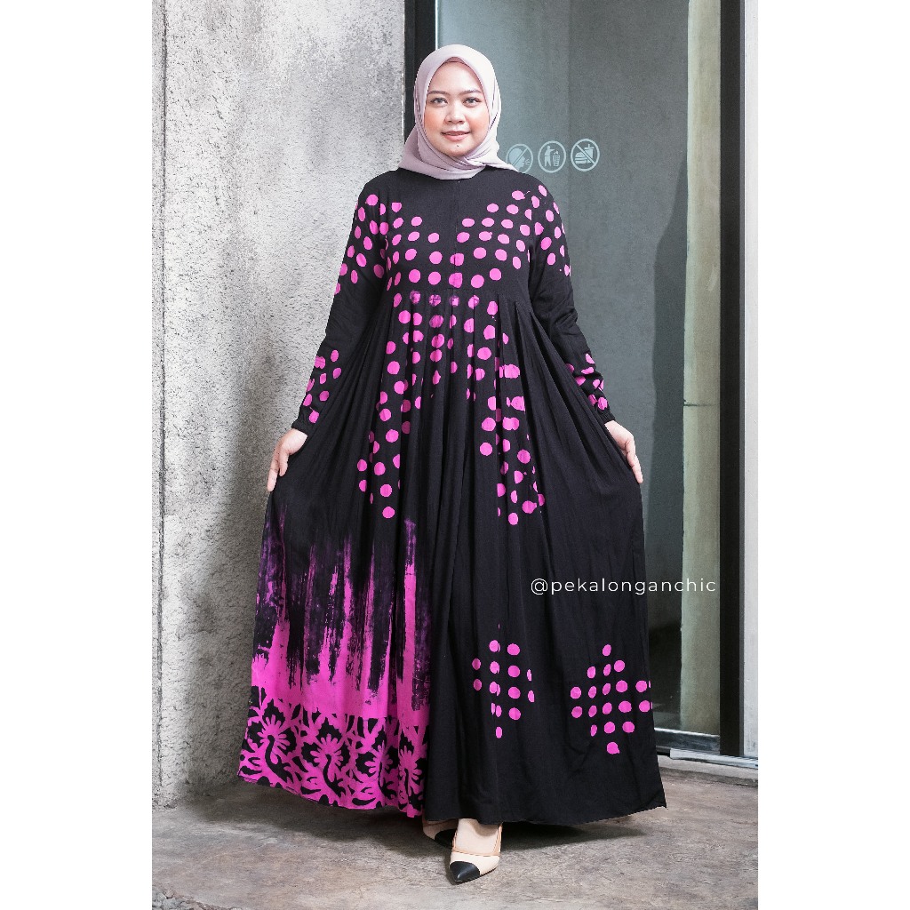 Jual [BISA COD] GAMIS RAYON PREMIUM / GAMIS TIE DYE KEKINIAN / DRESS ...