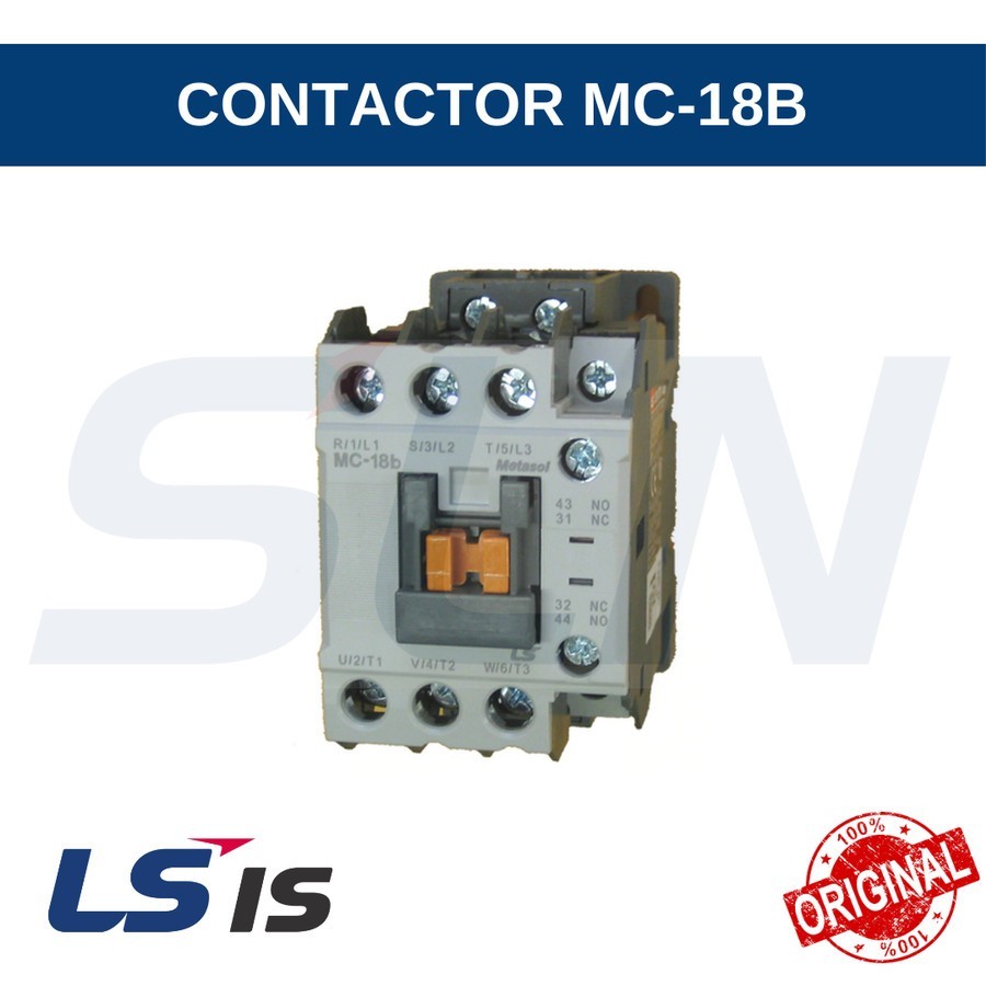 Jual MAGNETIC CONTACTOR/KONTAKTOR MC-18B LS IS - 220VAC New Ori ...