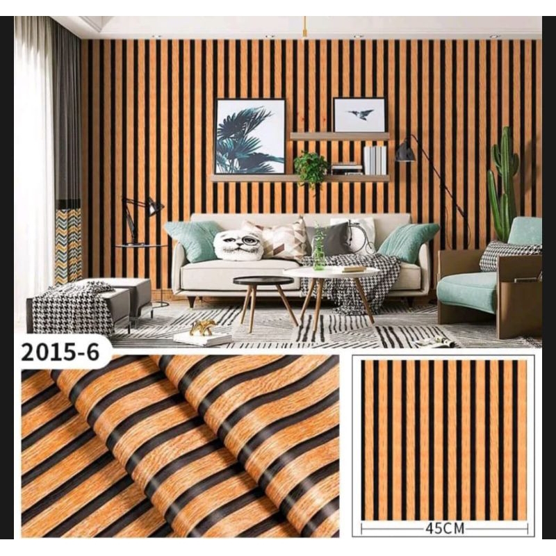 Jual Wallpaper Dinding Sticker Tembok PREMIUM Anti Air Dan Minyak Sudah ...