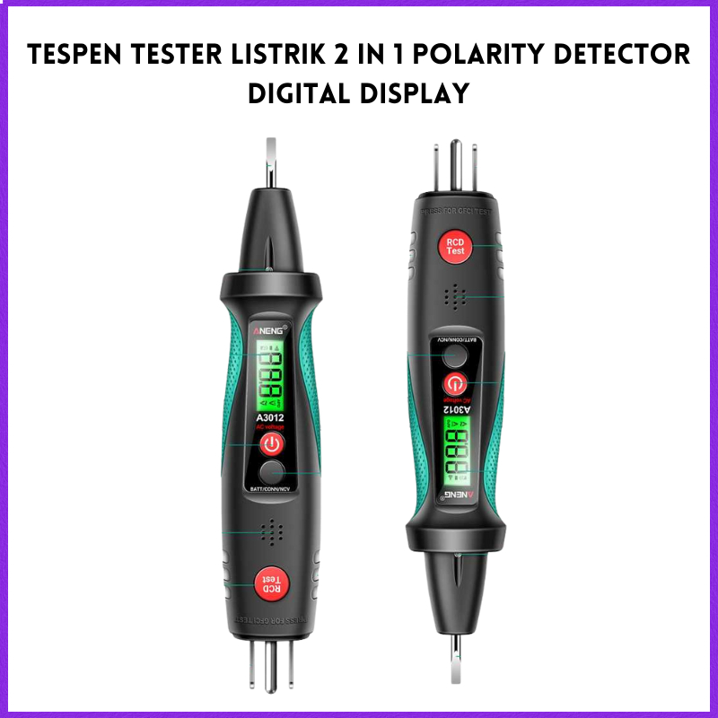 Jual COD ANENG Tespen Tester Listrik 2in1 Polarity Detector Digital ...