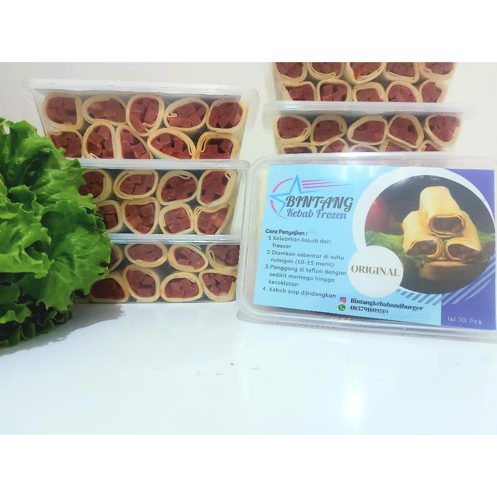 Jual KEBAB MINI FROZEN | KEBAB FULL DAGING | BINTANG KEBAB ORI ISI 10 ...