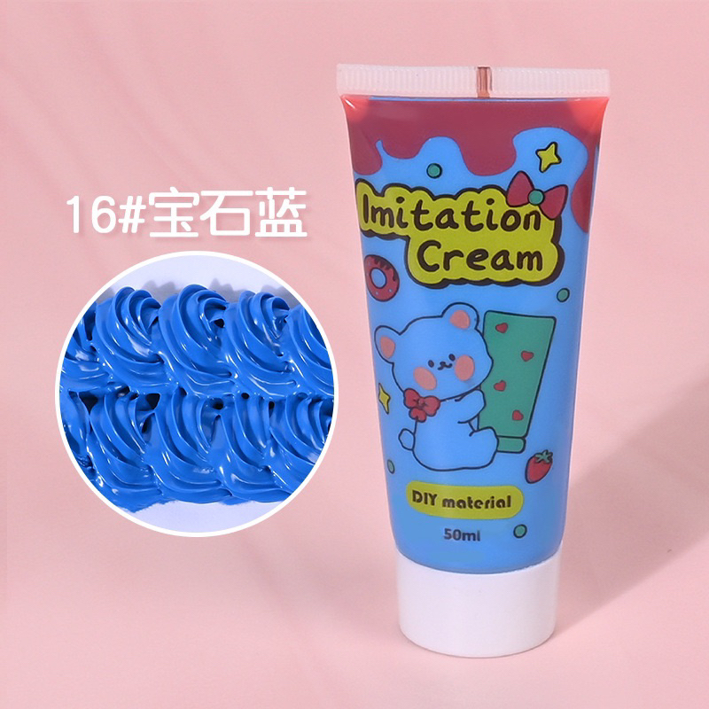 Jual deco diy simulation cream diy 50 ml buy 1 get 1 free spuit ...