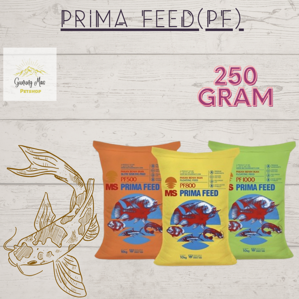 Jual PRIMA FEED PAKAN BIBIT/ANAKAN IKAN ATAU IKAN KECIL 250 GRAM ...