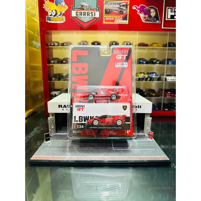Jual Mini GT No 134 LB Works Lamborghini Huracan GT Rosso Mars ToysRus ...