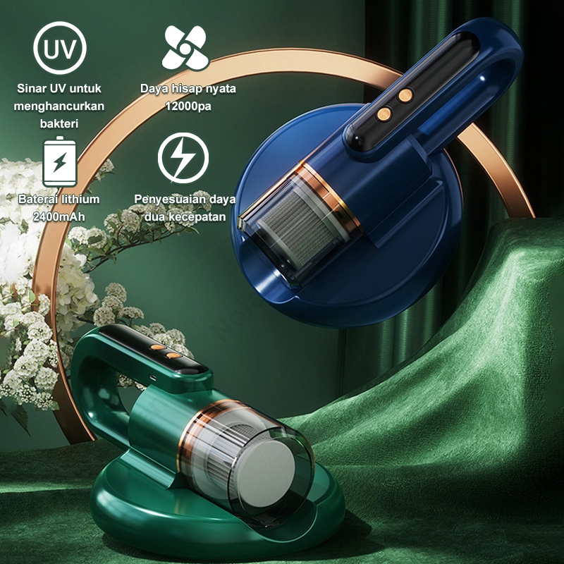 Jual Penyedot Debu Tungau UV-C Mite Vacum Cleaner Cordless12000pa Vakum ...