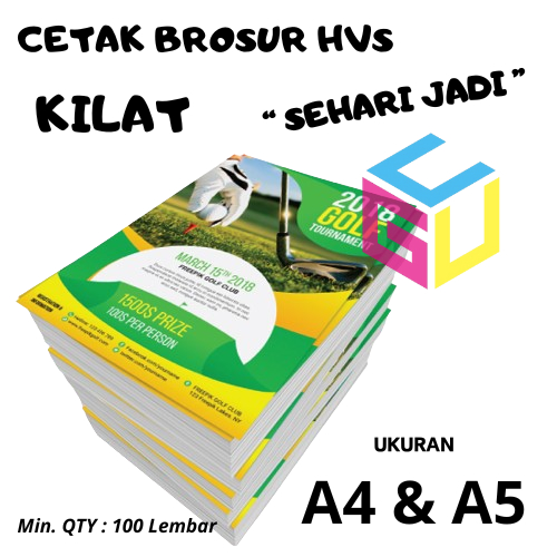 Jual Cetak Brosur Hvs A4 A5 1 Sisi 2 Sisi | Shopee Indonesia
