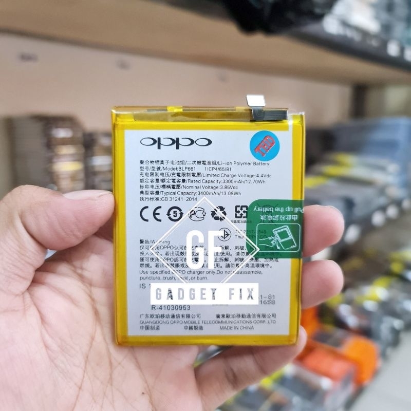 Jual Baterai Batrei Original BLP661 HP Oppo F7 CPH1819 CPH1821 Battery ...