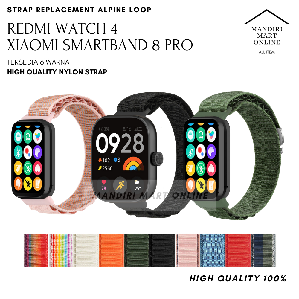 Jual Strap Redmi Watch 4 Alpine Loop Nylon Tali Pengganti Xiaomi ...