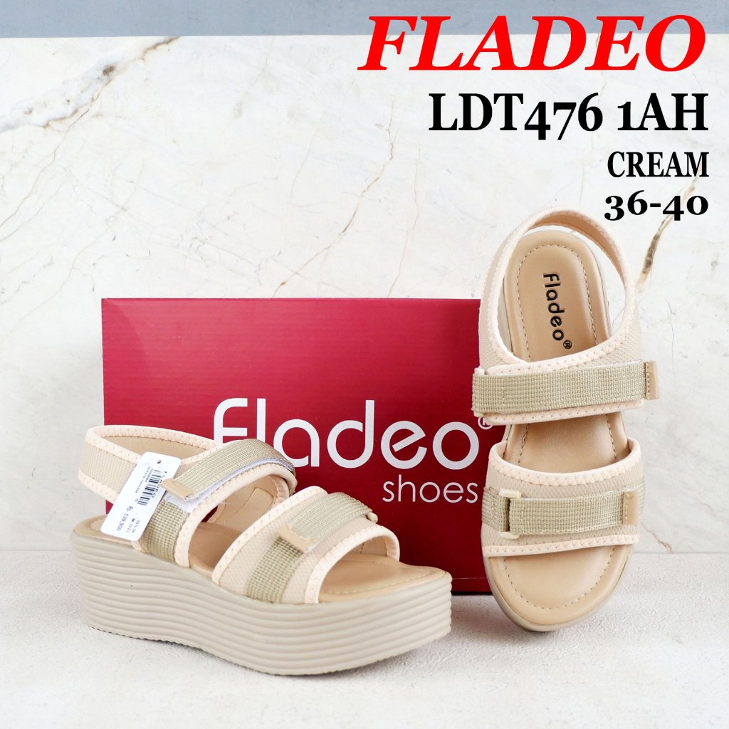 Jual Sandal Wedges FLADEO - LDT 476 - size 36-40 - sepatu sandal wanita ...