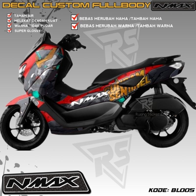 Jual Decal Nmax New | Decal full body motor| Bisa Custom | Shopee Indonesia