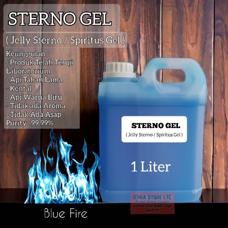Jual FCF928 77 Sterno Gel 1 Liter Isi Ulang Sterno Gel Jelly Sterno ...