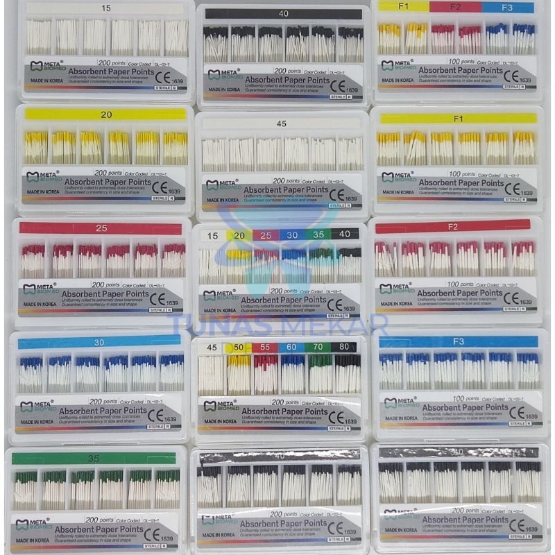 Jual papper point paper poin kertas endo 15 20 25 30 35 40 15-40 45-80 ...