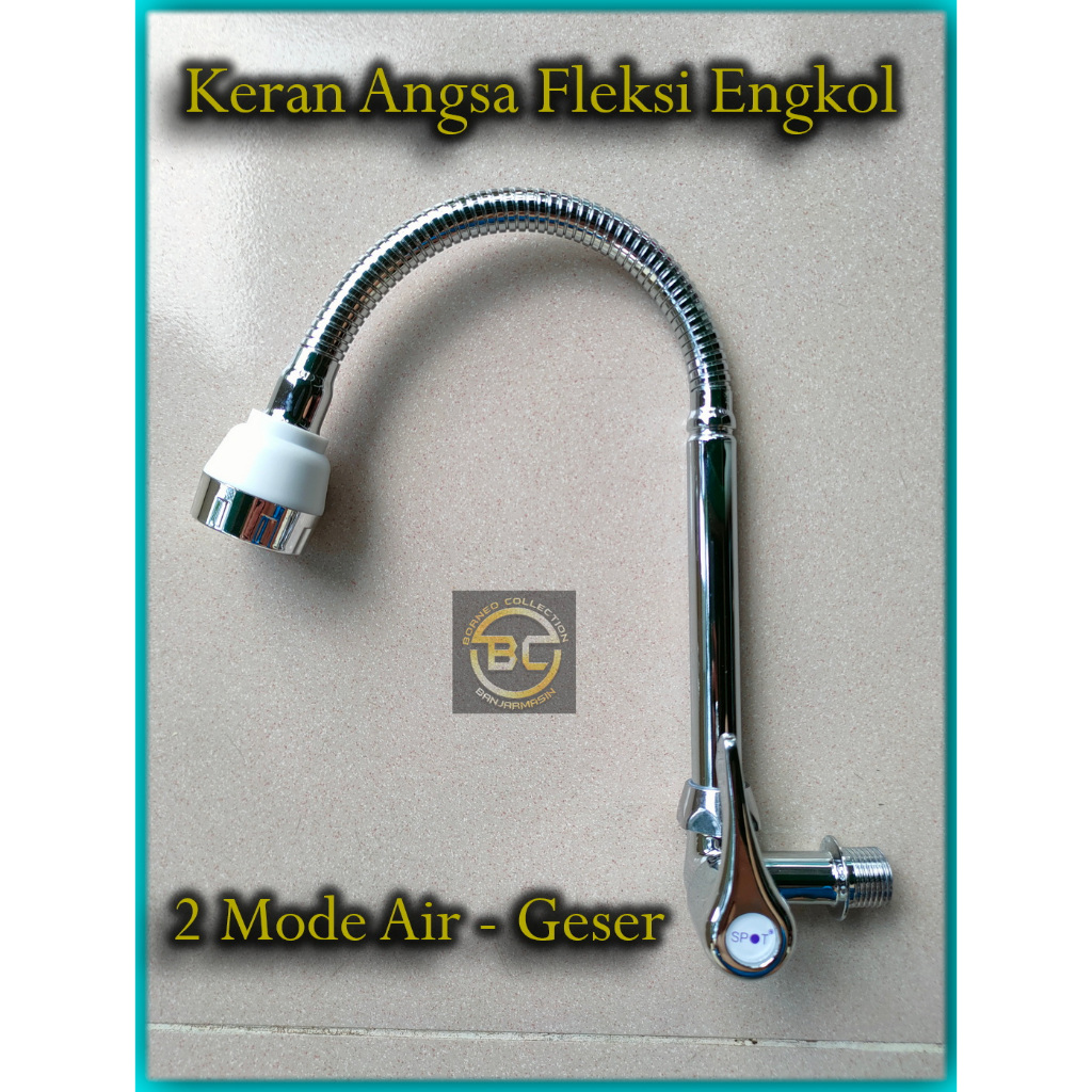 Jual Kran Angsa Dapur Fleksibel & Karet Terompet 1/2" inch - Keran ...