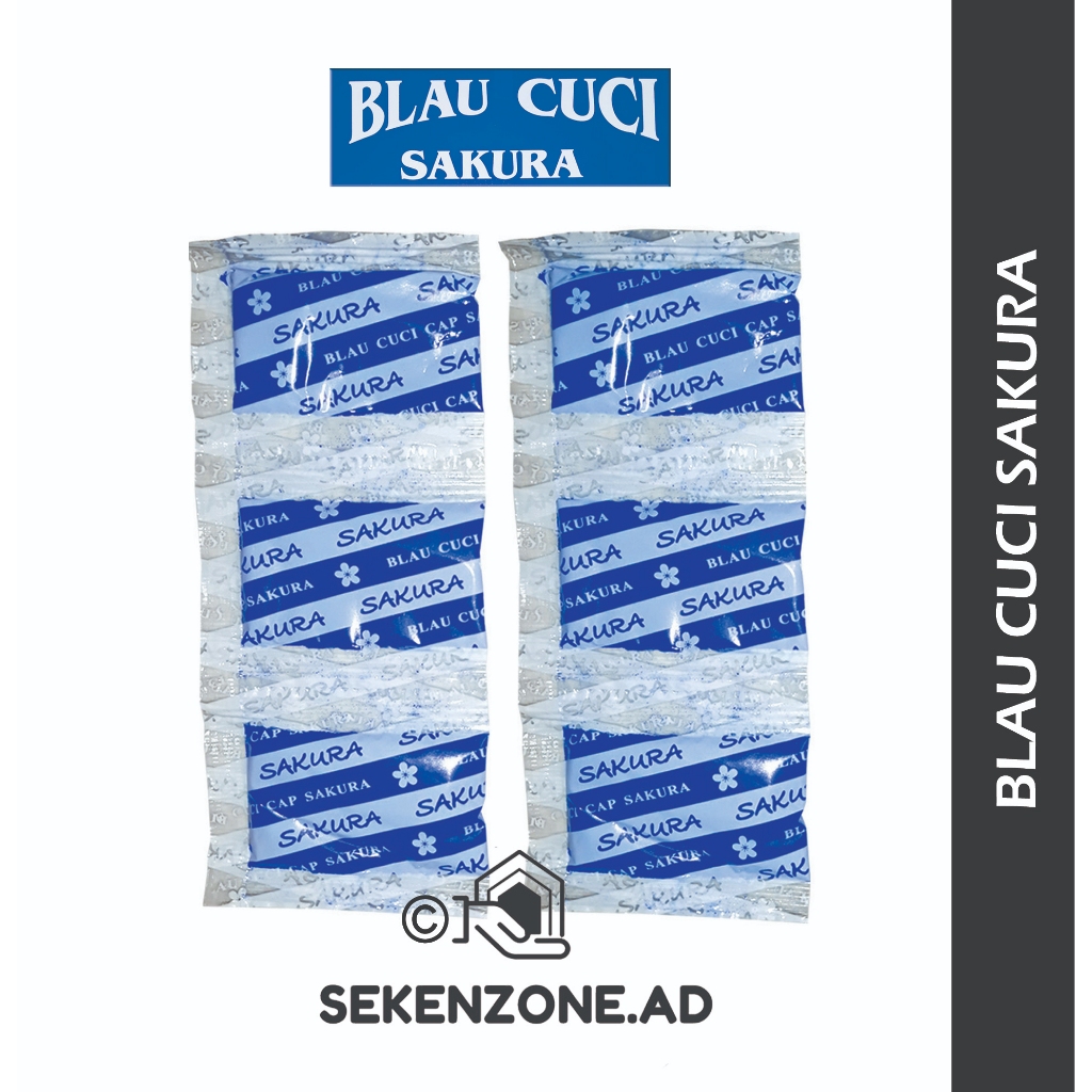 Jual Blau Cuci Sakura (Untuk Pakaian Putih Tampak Bersih dan Cemerlang ...