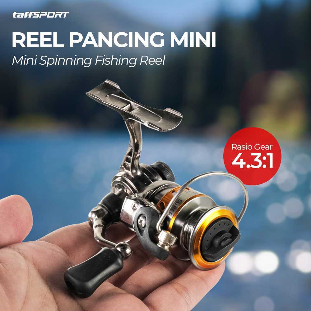 Jual Reel Pancing Mini Spinning Full Metal Fishing Reel 4.3:1 Gear ...