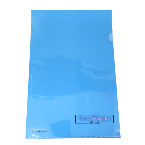 Jual Map L interX Clear Sleeve Tebal Folio F4 Map Plastik Bening Map ...