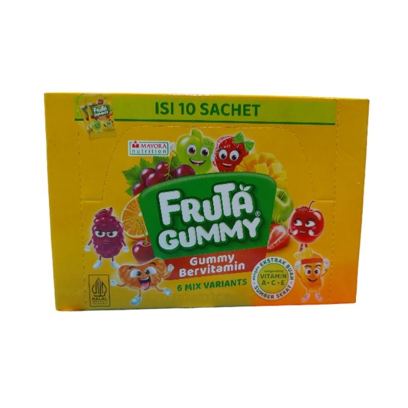 Jual Fruta Gummy Bervitamin Fruitvit Jelly Bervitamin | Shopee Indonesia
