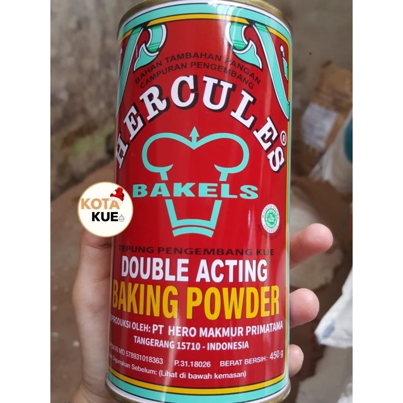 Jual Baking Powder HERCULES double acting 450gr | Shopee Indonesia