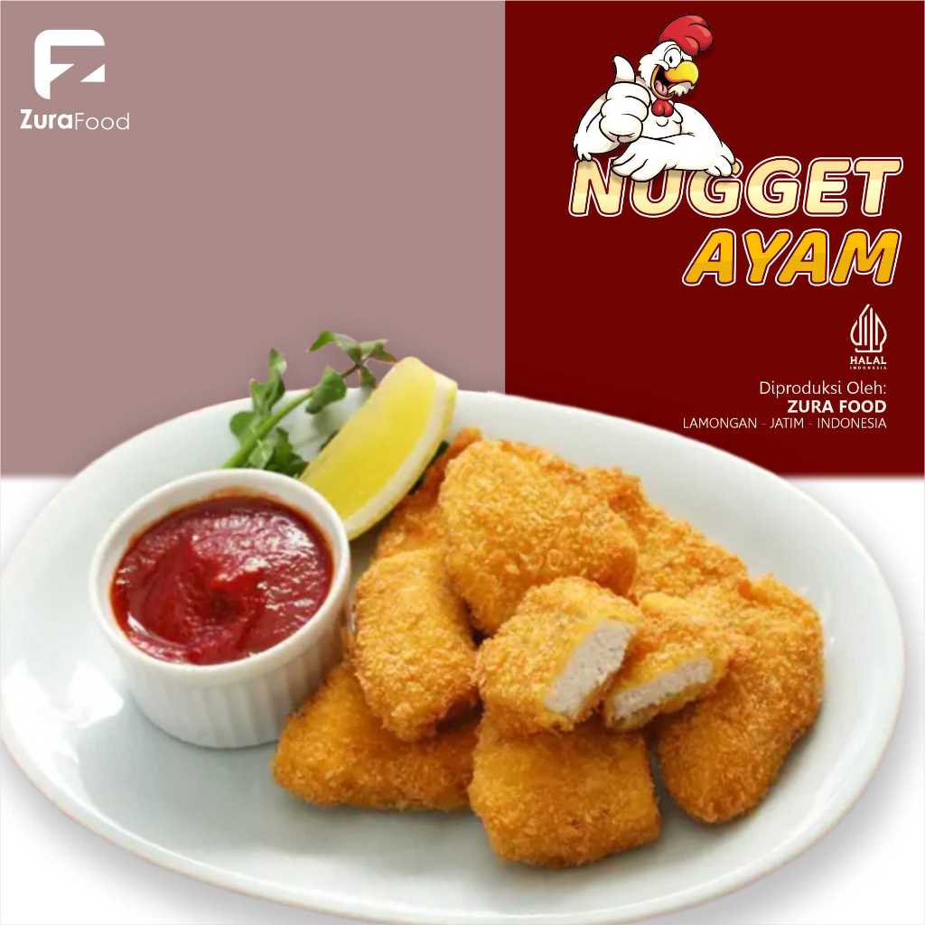 Jual Zura Food Chicken Nugget Homemade | Naget Ayam Frozen Food Nuget ...