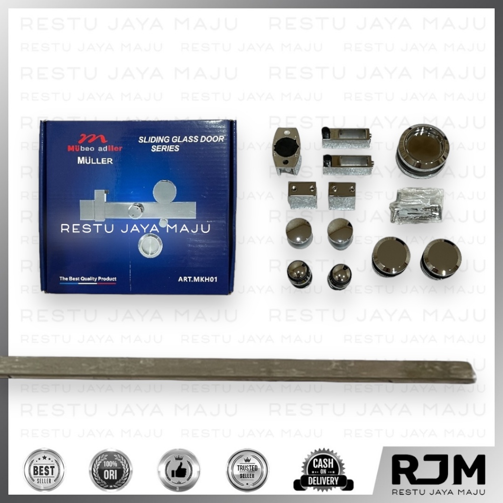 Jual MULLER Rel Track Pintu Kaca Sliding Glass Door rj | Shopee Indonesia