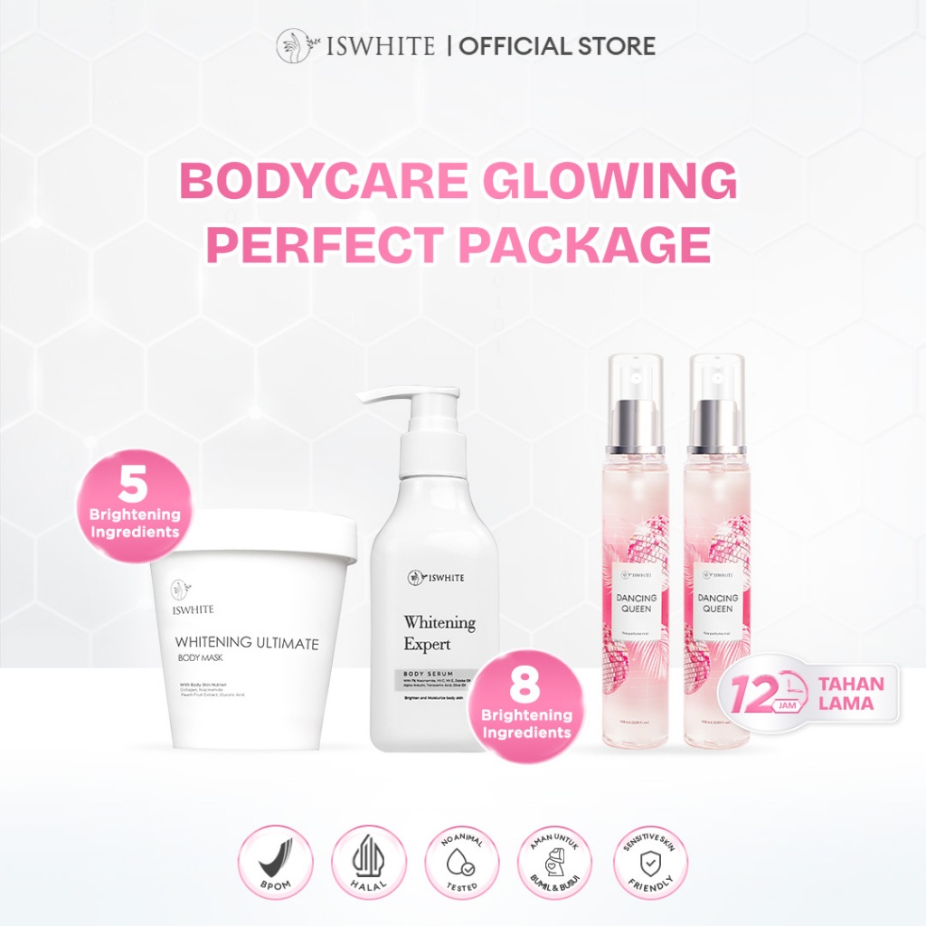 Jual ISWHITE BODYCARE PERFECT PACKAGE & BODYCARE GLOWING PERFECT PACKAGE | BODY MASK | BODY ...