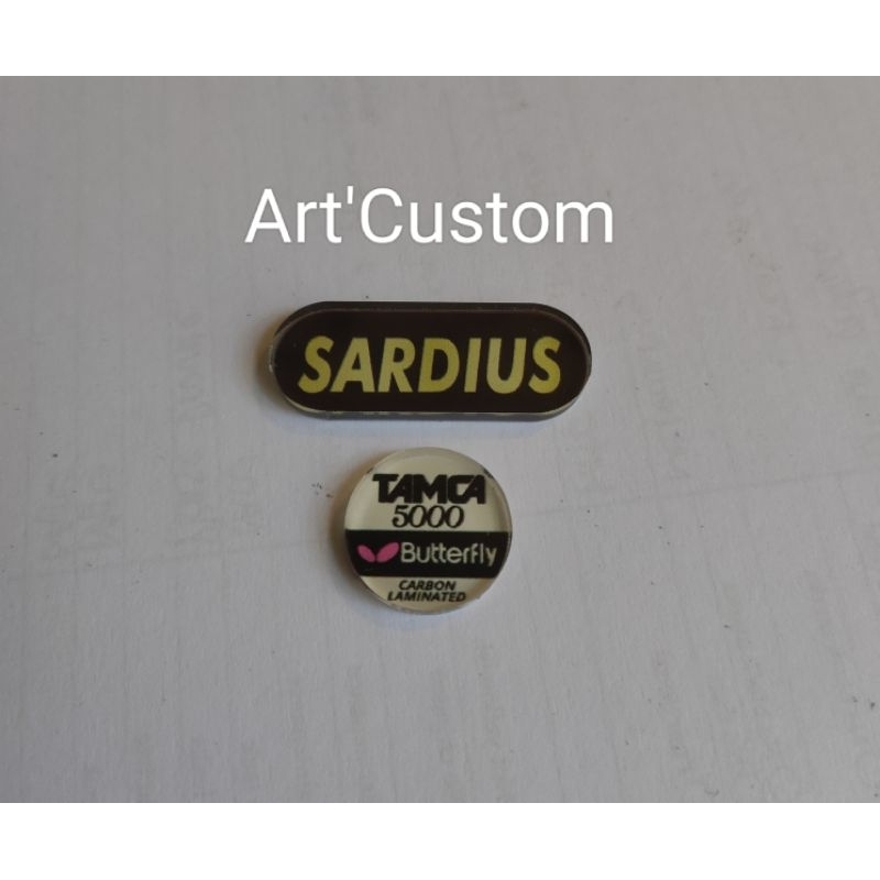Jual Replika logo handle bet pingpong SRDS custom | Shopee Indonesia