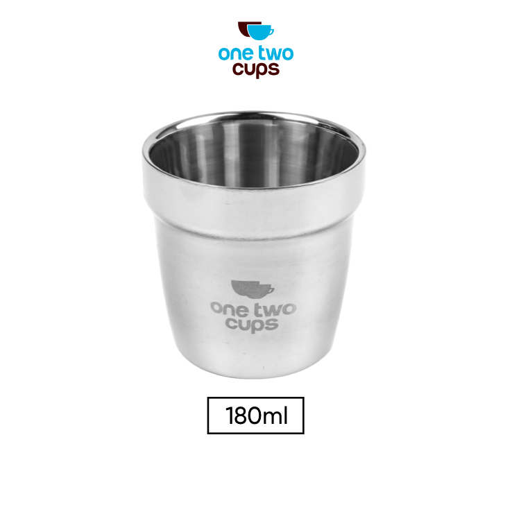 Jual One Two Cups Gelas Bir Stainless Steel 180ML - J070 | Shopee Indonesia