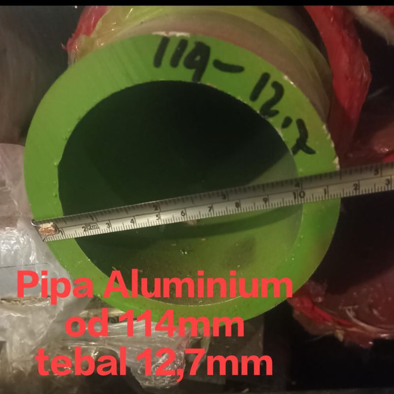 Jual Pipa Aluminium od 114 x id 90 x 1000(AA 6063) | Shopee Indonesia