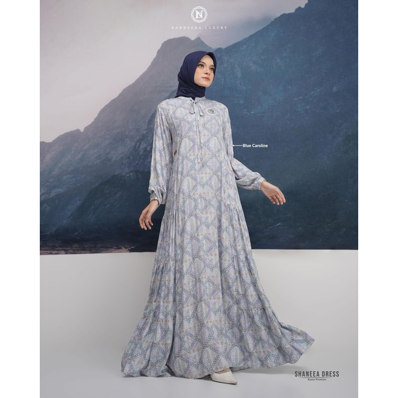 Jual BAJU LEBARAN TERBARU 2024 SHANEEA DRESS BY NADHEERA LUXURY ...