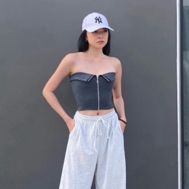 Jual [Loraine] Nikki Tube Top / Basic Tube Top / Flip Tube Top / Kemben Wanita / Atasan Wanita ...