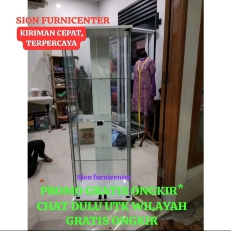 Jual Lemari tas / lemari kaca / lemari display produk / lemari hp ...