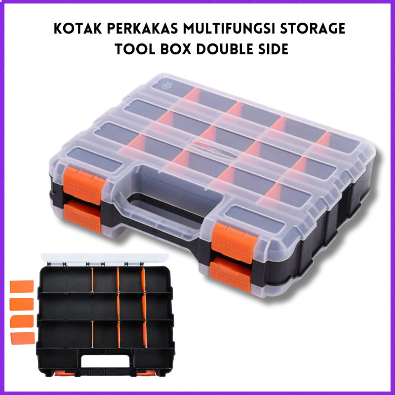 Jual COD FNICEL Kotak Perkakas Multifungsi Storage Tool Box Double Side ...