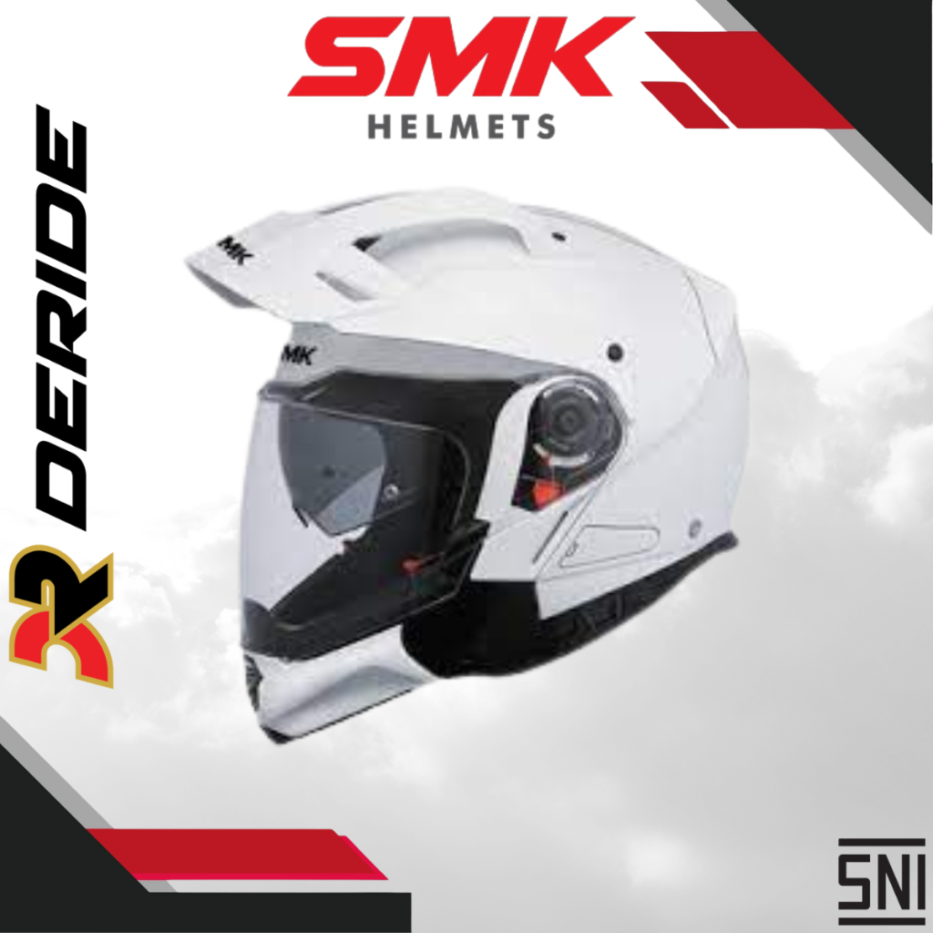Jual HELM MODULAR SMK HYBRID EVO BASIC WHITE GL100 MODULAR CROSS OVER ...