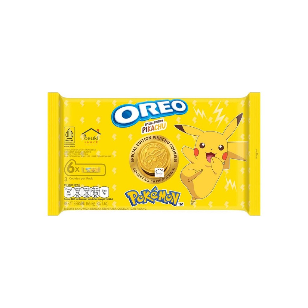 Jual Oreo Pokemon Pack Photo Card Isi 6 Sachet | Shopee Indonesia