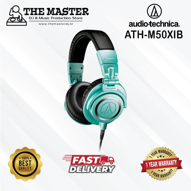 Jual Audio-Technica ATH-M50X Icy Blue | ATH M50X Icy Blue Studio ...