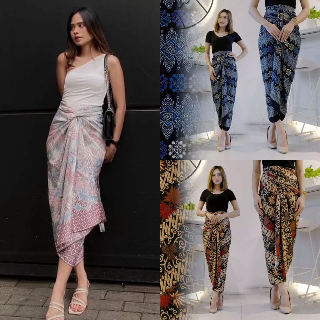 Jual Rok Lilit Batik FREE RING Rok Wisuda Rok Serut Bawahan Kebaya Kain ...
