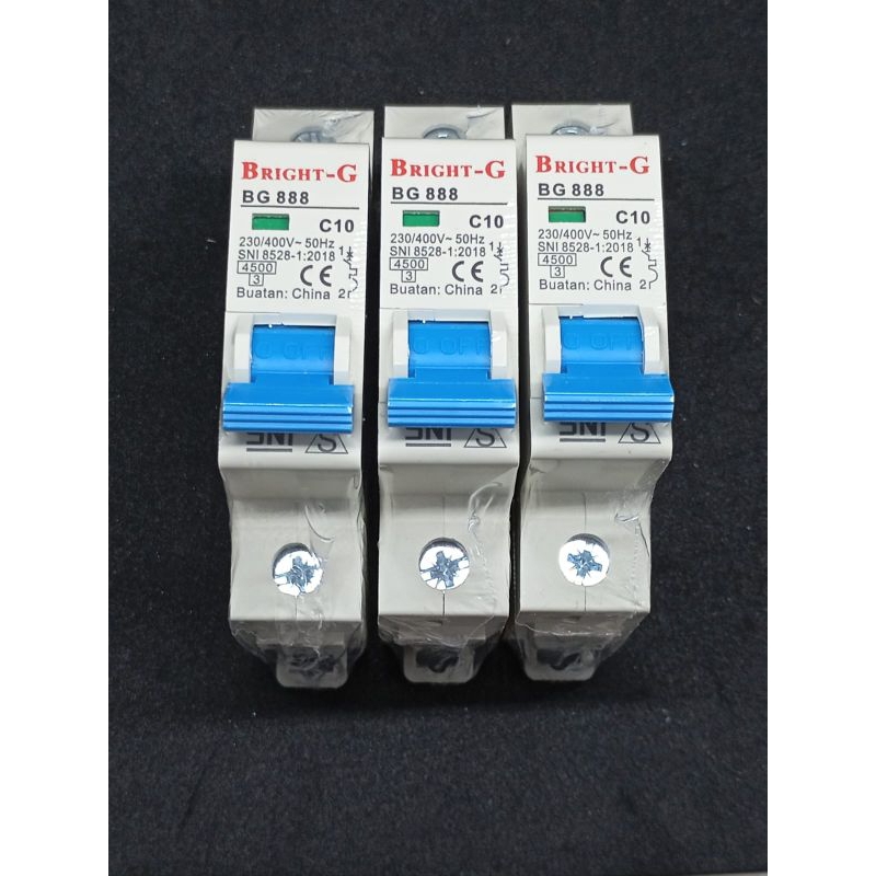 Jual MCB 1 Phase 10A BRIGHT G | Shopee Indonesia