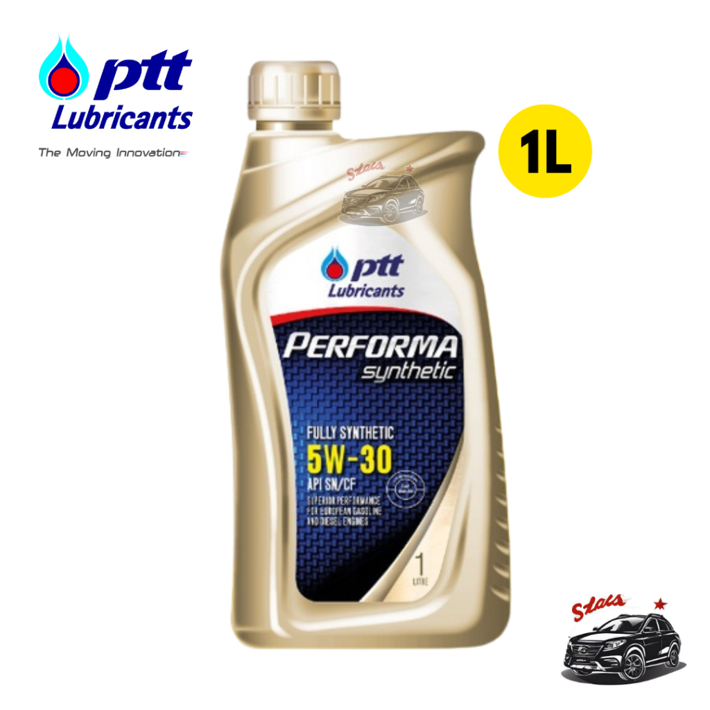 Jual PTT Lubricants Performa Synthetic SAE 5W-30 1 Liter Oli Mesin ...