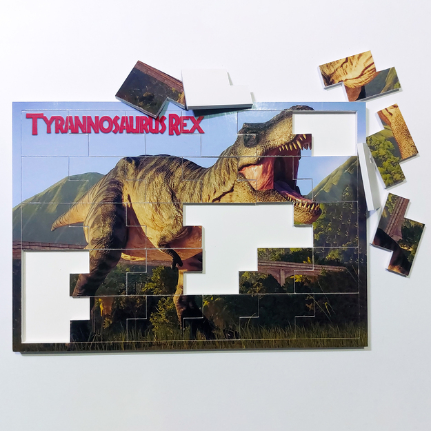Jual Jigsaw Puzzle Anak Dinosaurus T-Rex Triceratops Velociraptor ...