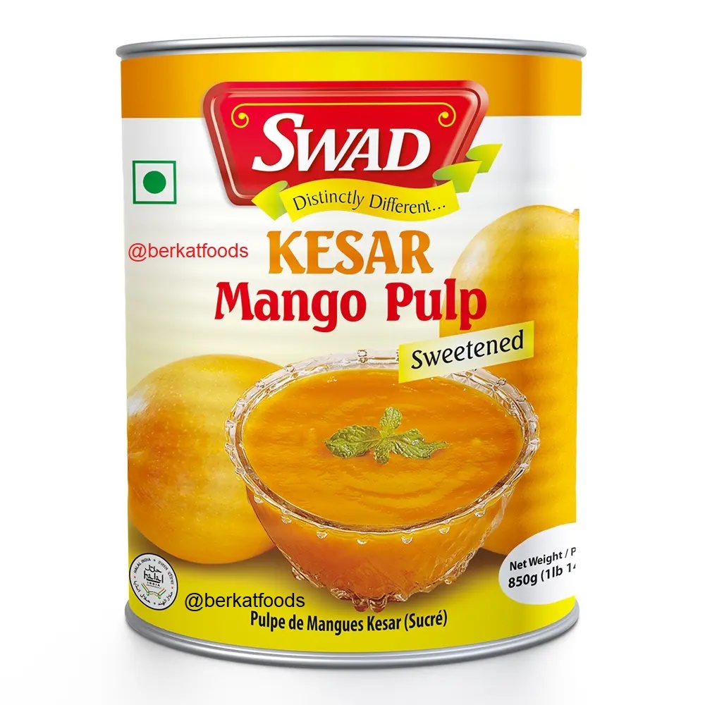 Jual Kesar Mango Pulp Swad / Gujarat Mangoes Sweetened / Bubur Mangga ...