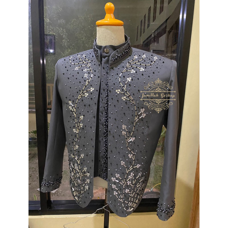 Jual Beskap pengantin jawa peyet || Beskap pengantin jawa hitam ...