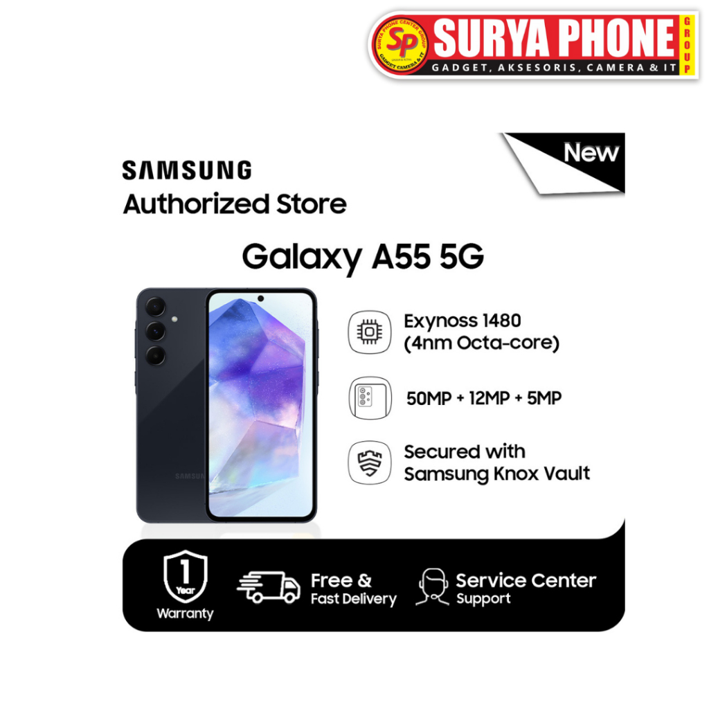 Jual Samsung Galaxy A55 5G 8/256GB | Shopee Indonesia