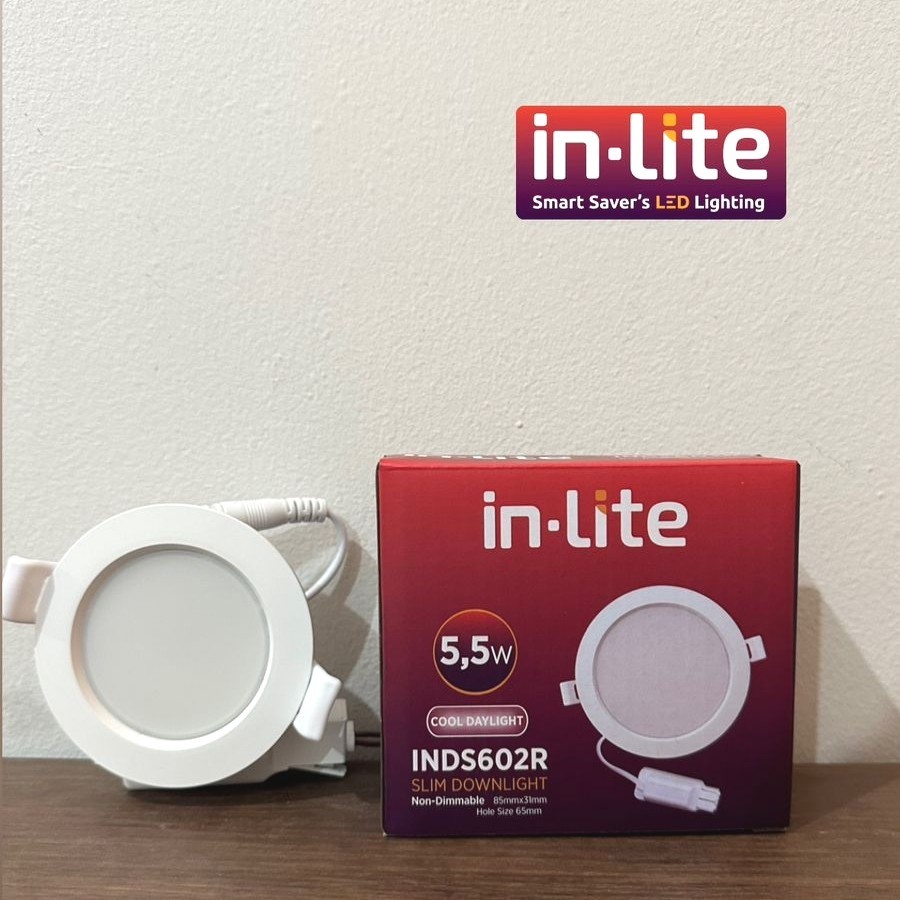 Jual LAMPU DOWNLIGHT LED PANEL IN LITE INLITE COB SLIM 5,5W 5.5 W 5 ...