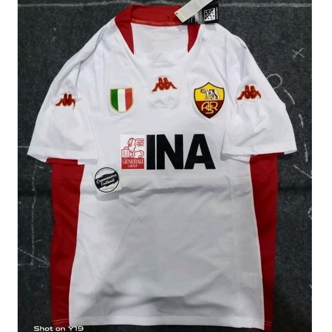 Jual BAJU JERSEY AS ROMA RETRO 2001 01 2002 02 2003 03 1998 98 1999 99 ...