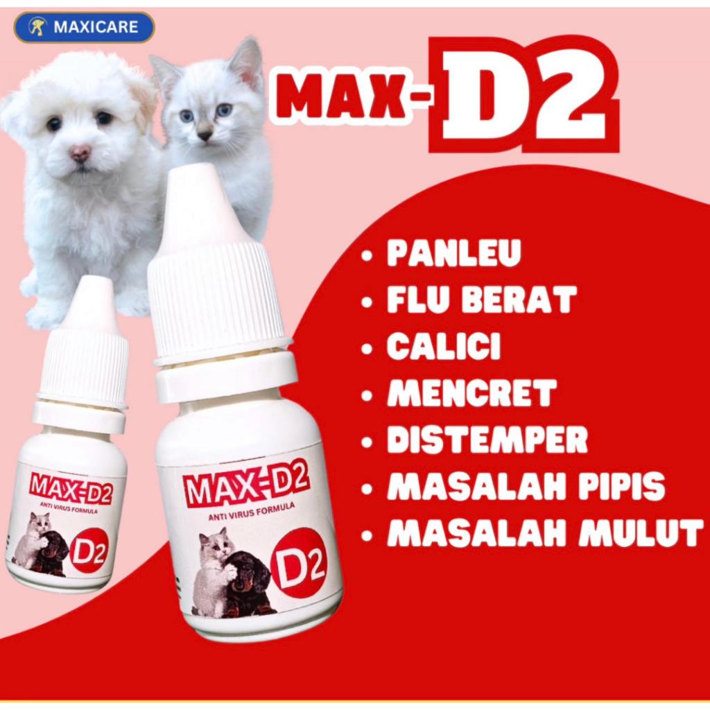 Jual Obat Kucing Vita D2 Obat Virus Kucing Flu Berat, Panleu, Calici ...
